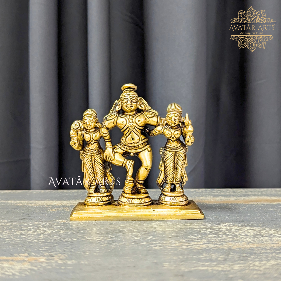 Buy Brass krishna Statues Idols | Buy Brass Radha Krishna idols & Cow ...