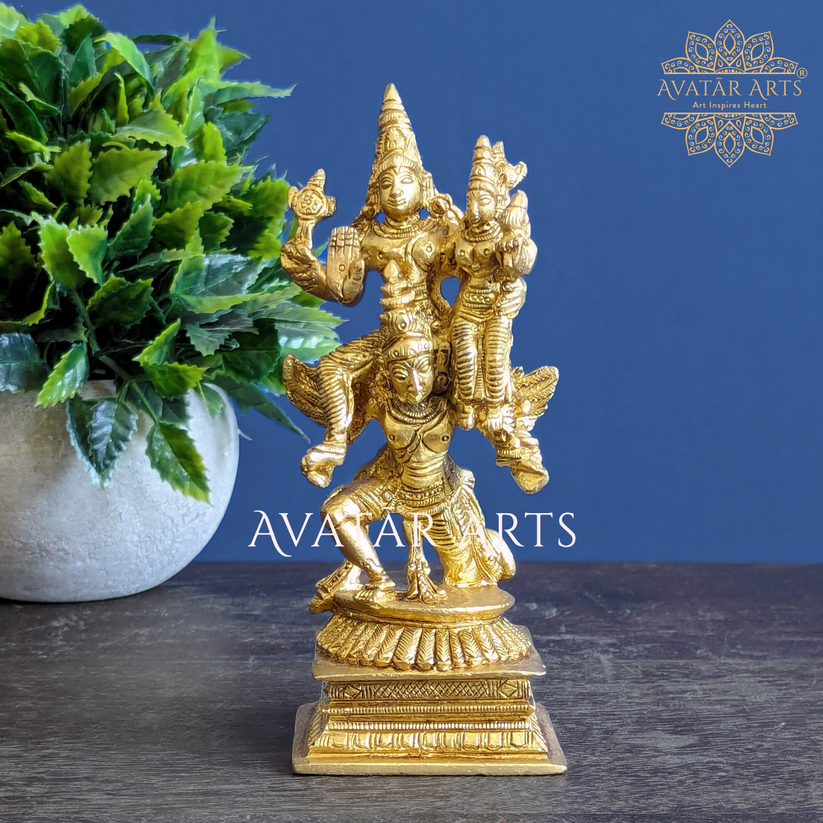 Garuda Statue with Lakshmi Vishnu – Avatar Arts