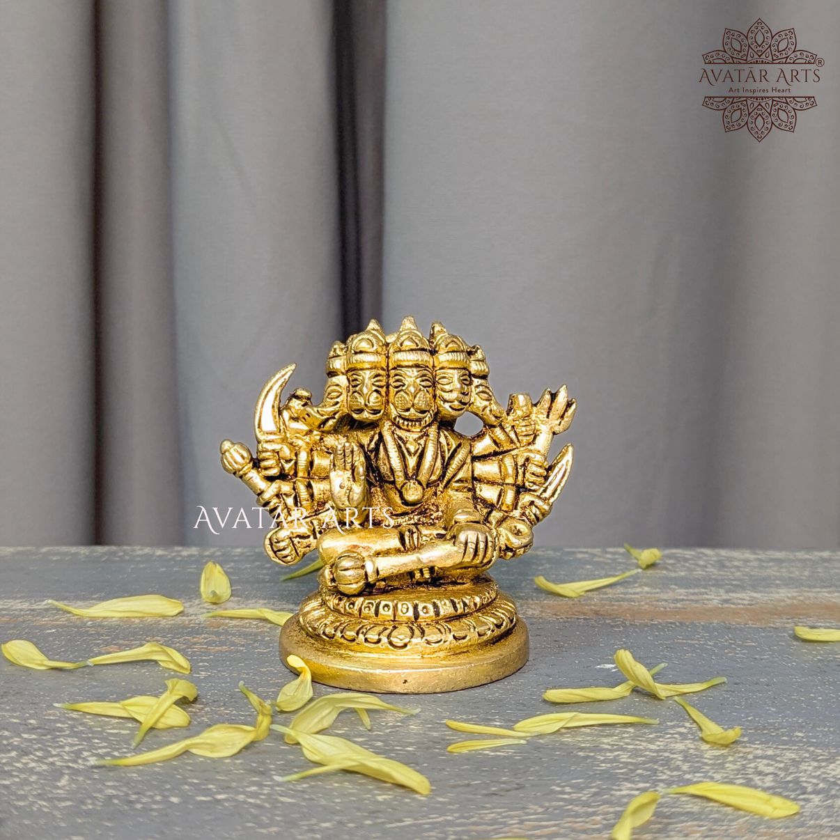 Small Size Panchmukhi Lord Hanuman Statue – Avatar Arts