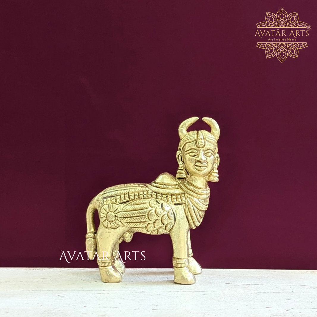 Buy Brass Cow And Calf Idol | Shop Brass Cow And Calf Statues idols ...