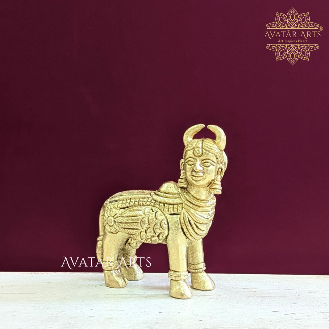 Buy Brass Cow And Calf Idol | Shop Brass Cow And Calf Statues idols ...