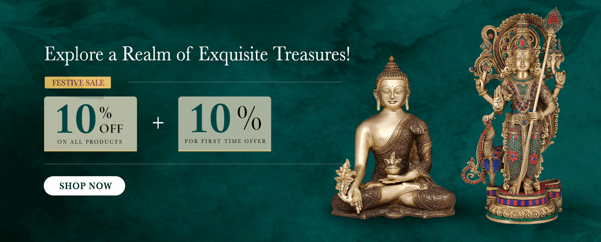 Buy Brass statues idols online | brass Handcrafted Home Decor statues ...