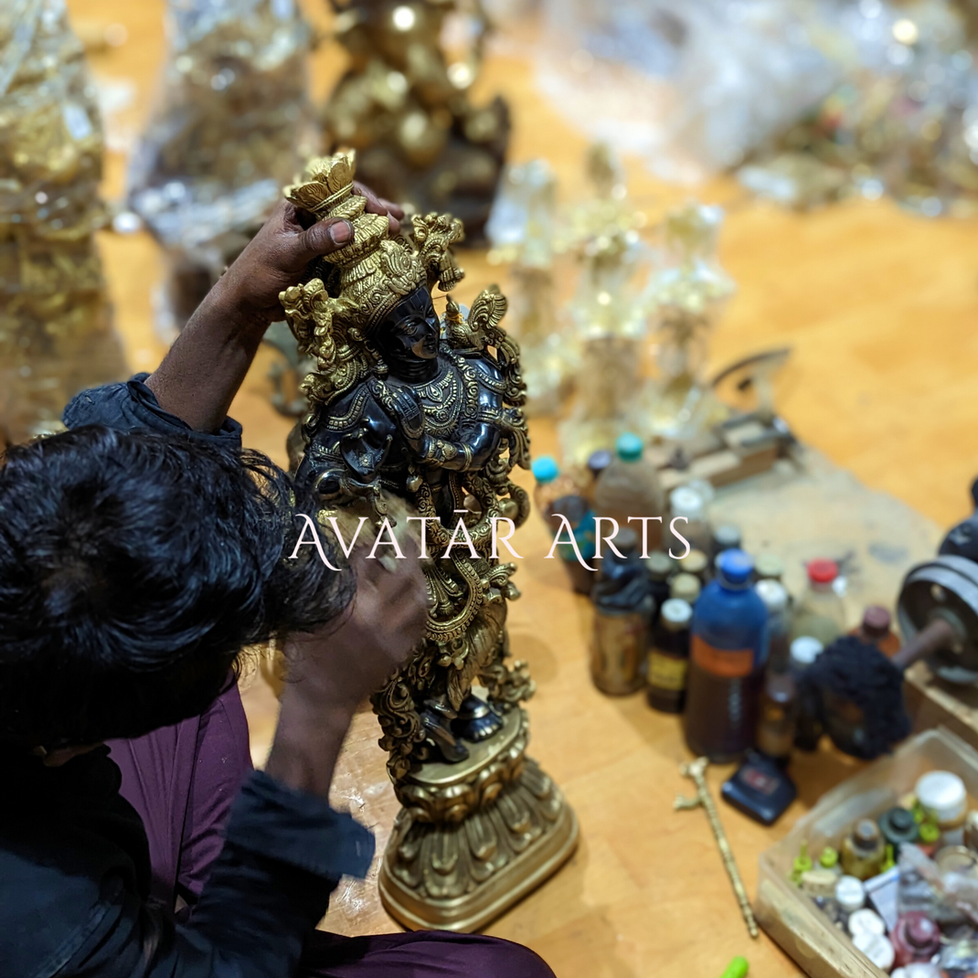 Buy Brass statues idols online | brass Handcrafted Home Decor statues ...