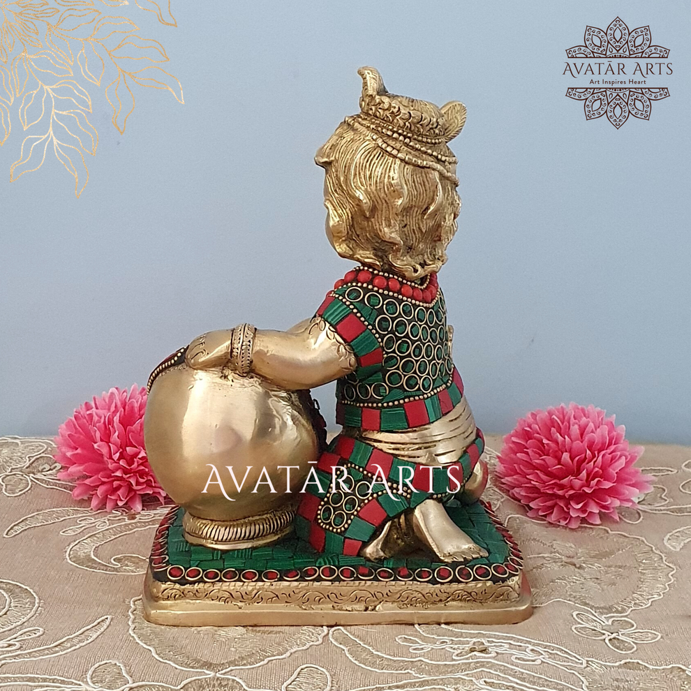 Butter Krishna/ Maakhan Krishna Idol – Avatar Arts